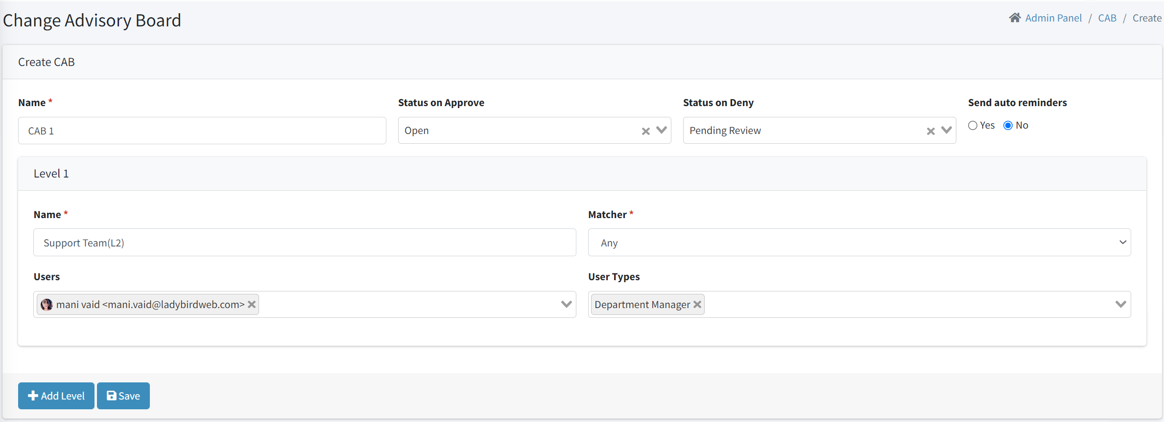 Name - Specify the name while applying for the cab for identification.
